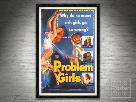 Second Life Marketplace - PROBLEM GIRLS | Vintage Pulp Movie Poster ...